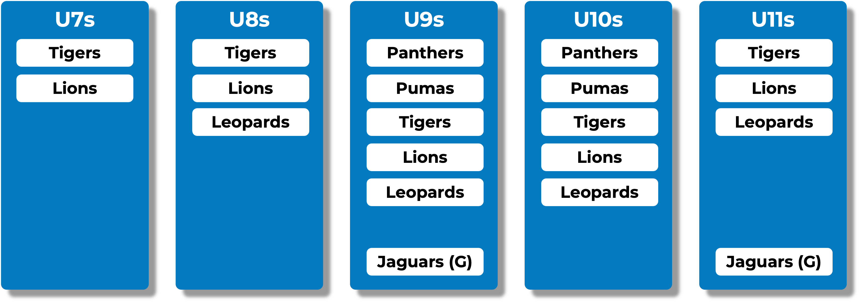 Youth Teams U7 to U18 – Richmond & Kew FC